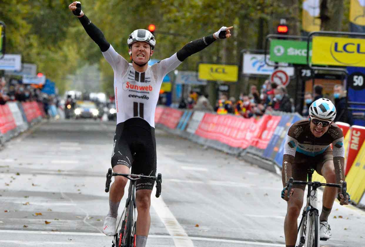 Casper Pedersen gewinnt Paris-Tours 2020 - cyclingmagazine
